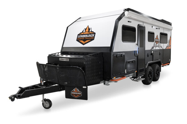 Macedon Caravan - 19ft Family Toy Hauler Hybrid Camper Trailers