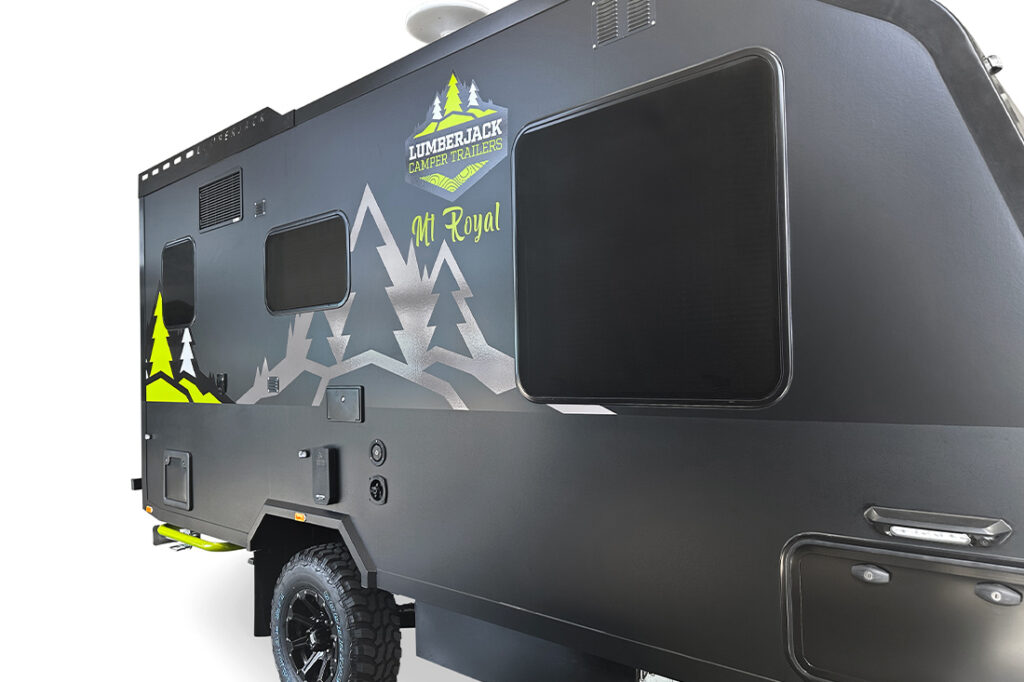 Mt Royal 16ft Hard Roof Hybrid Caravan - Lumberjack RV Camper Trailers