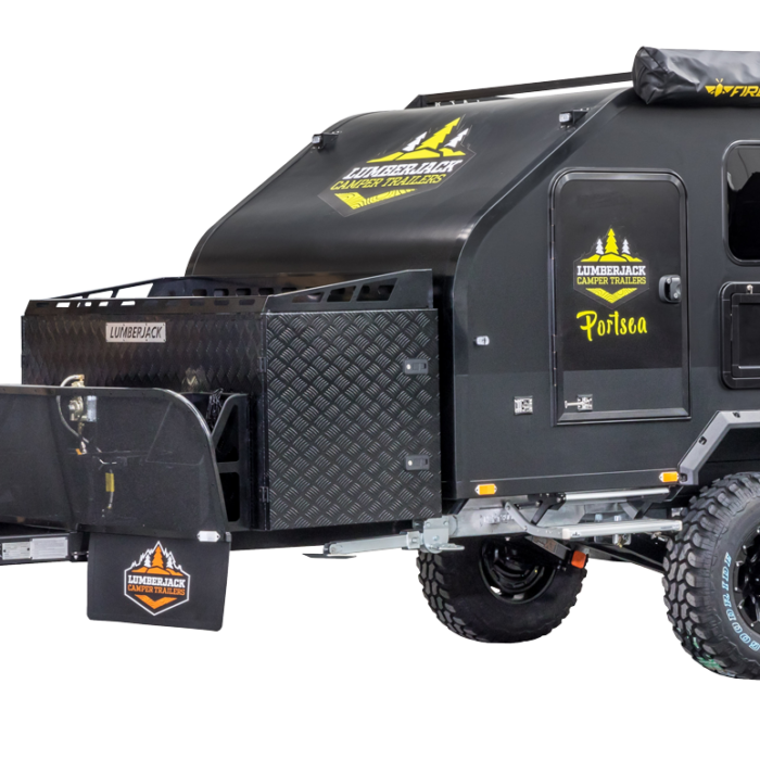 Macedon Caravan - 19ft Family Toy Hauler Hybrid Camper Trailers